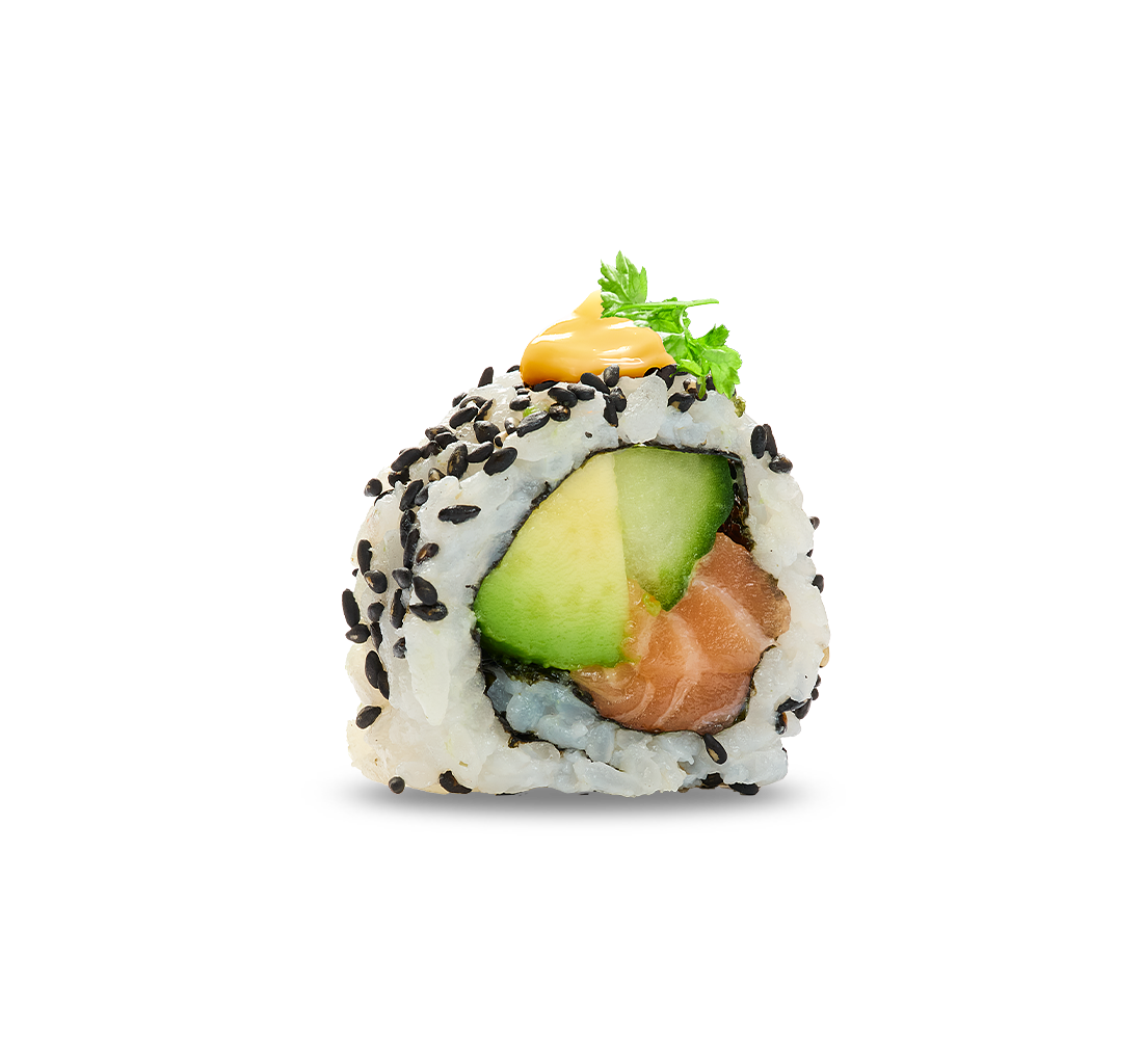 Salmon & Avocado Roll – Omarbetad klassiker - Sushi Yama