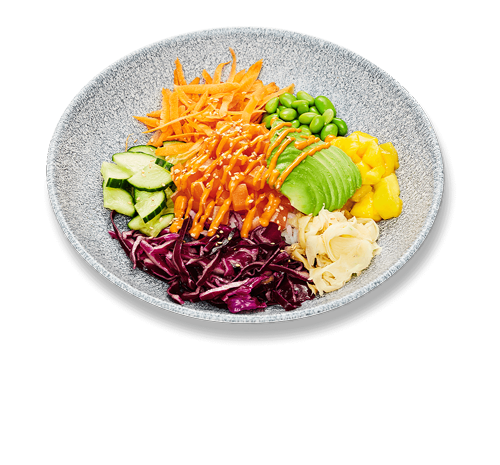 Flamed Salmon Bowl – Poké Bowl Lax – - Sushi Yama