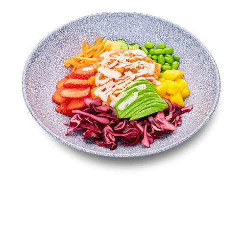 Flamed Salmon Bowl – Poké Bowl Lax – - Sushi Yama